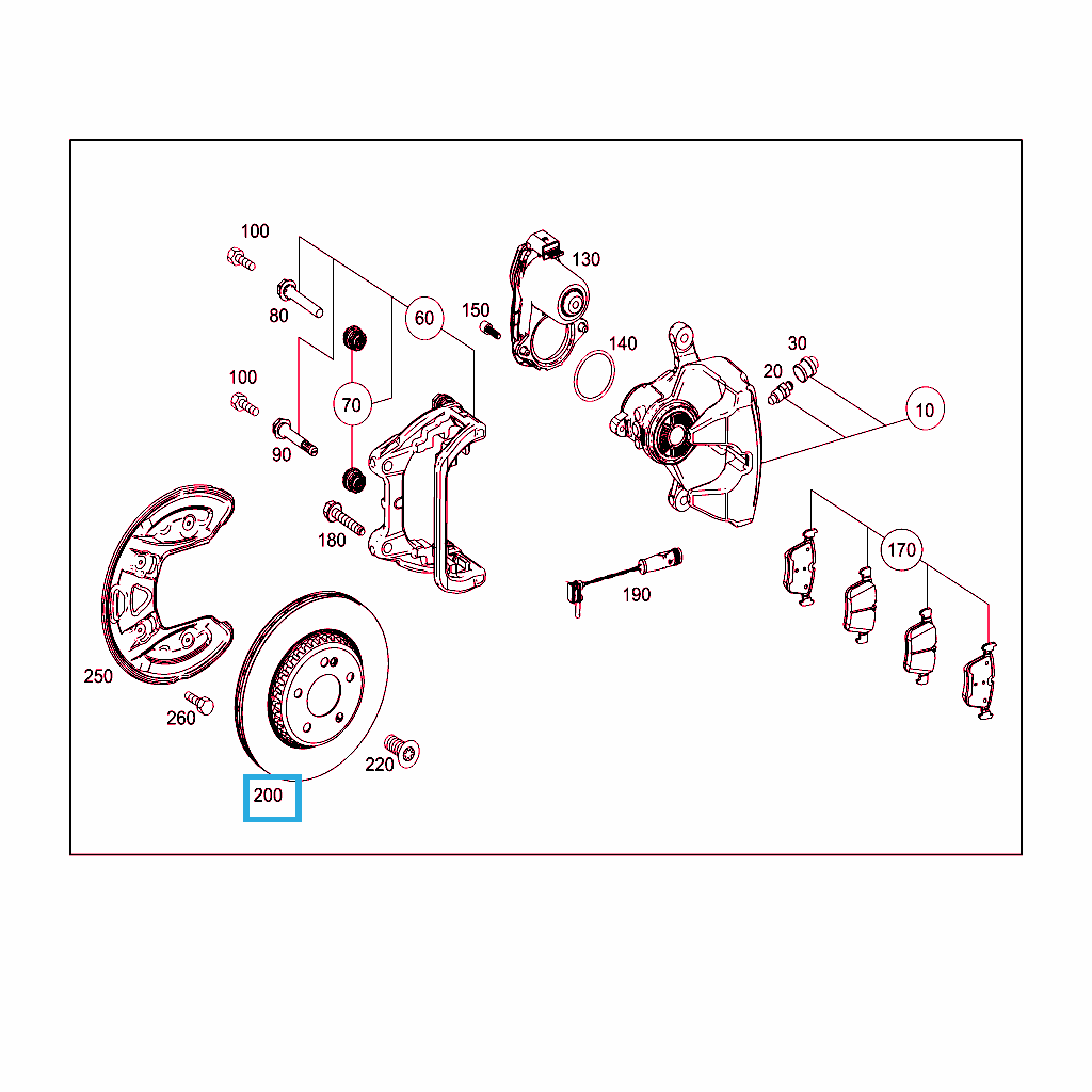 Тормозные диски Мерседес E-klasse W213