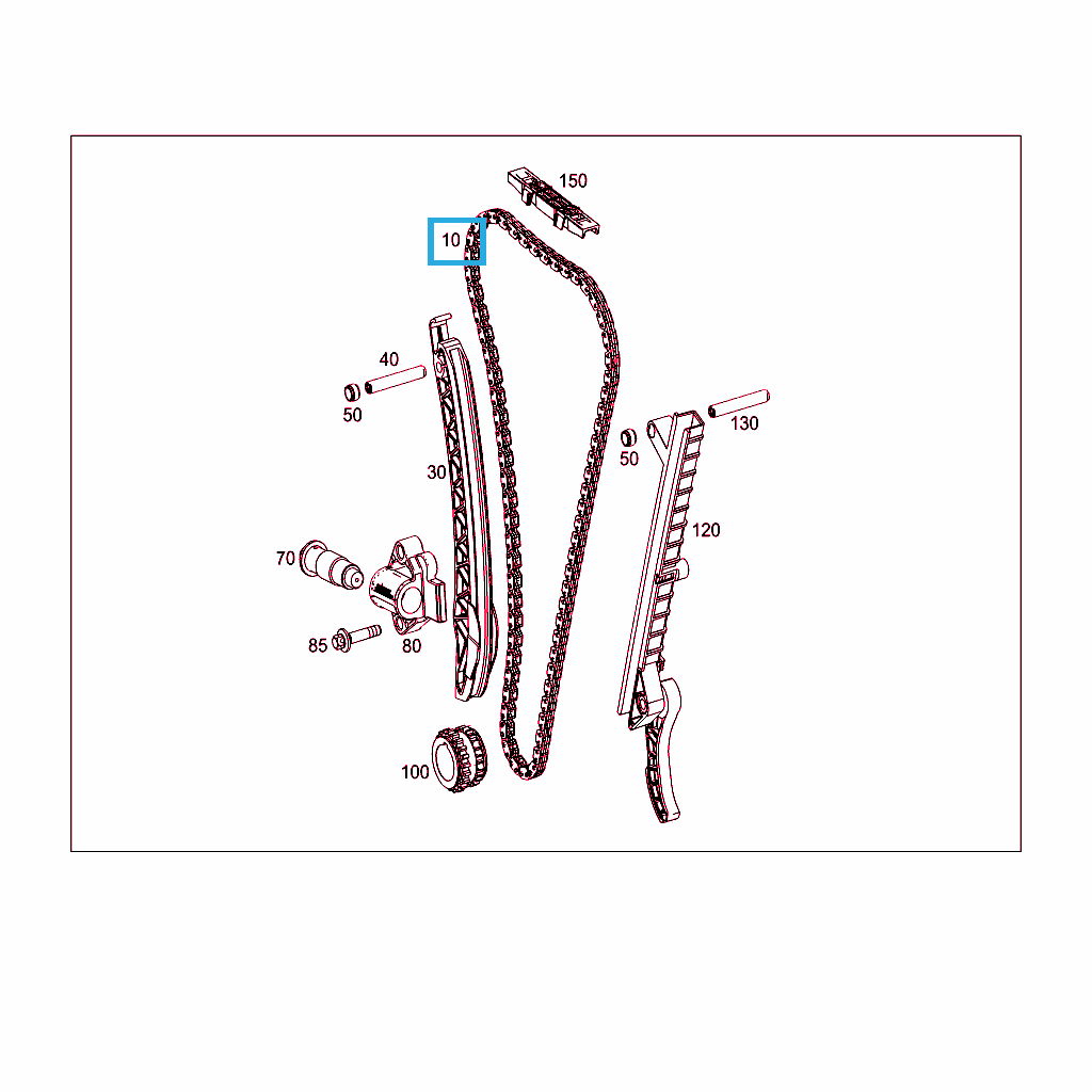 Ремень ГРМ Мерседес (A0009933978)