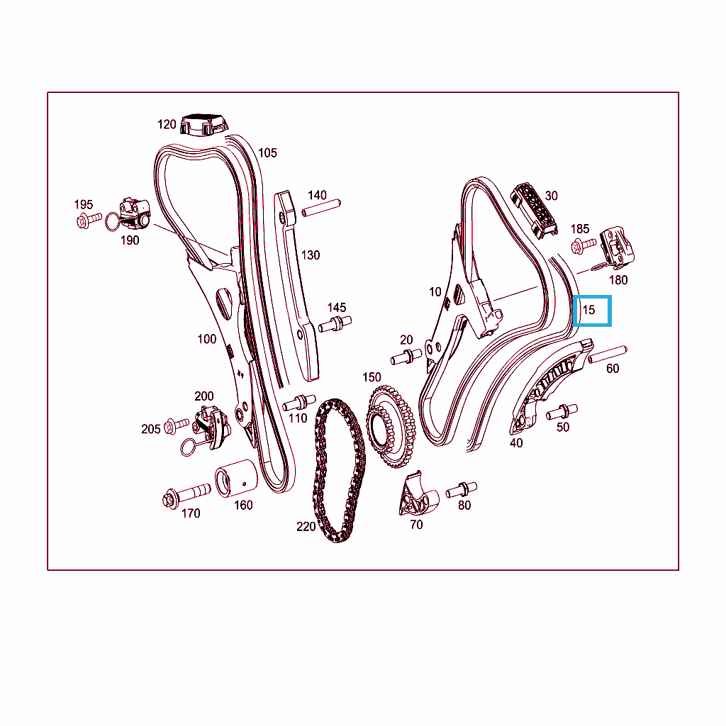 Ремни (цепи) ГРМ Мерседес
