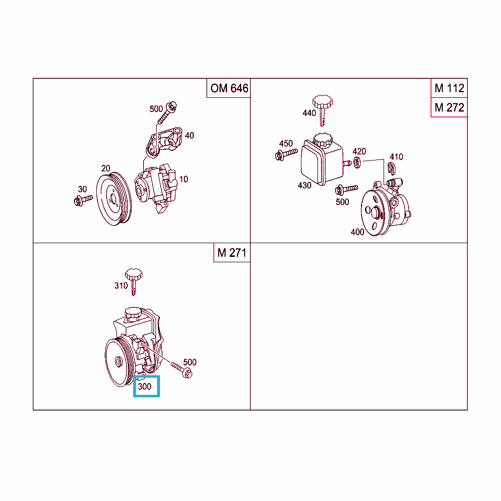 ГУР Мерседес SLK-klasse