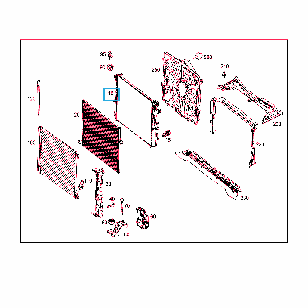 Трубки и шланги Мерседес S-klasse AMG W222, C217