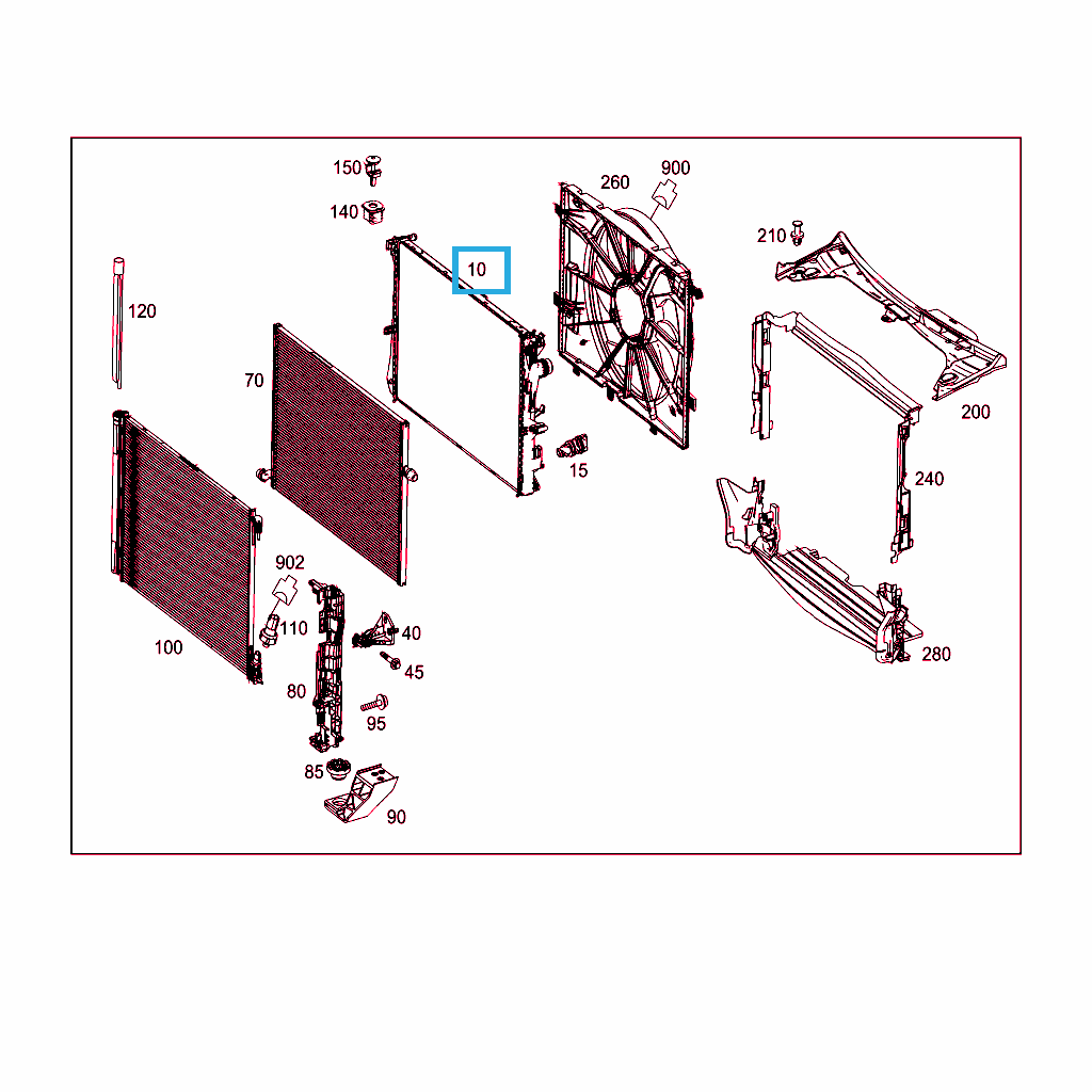 Запчасти двигателя Мерседес E-klasse