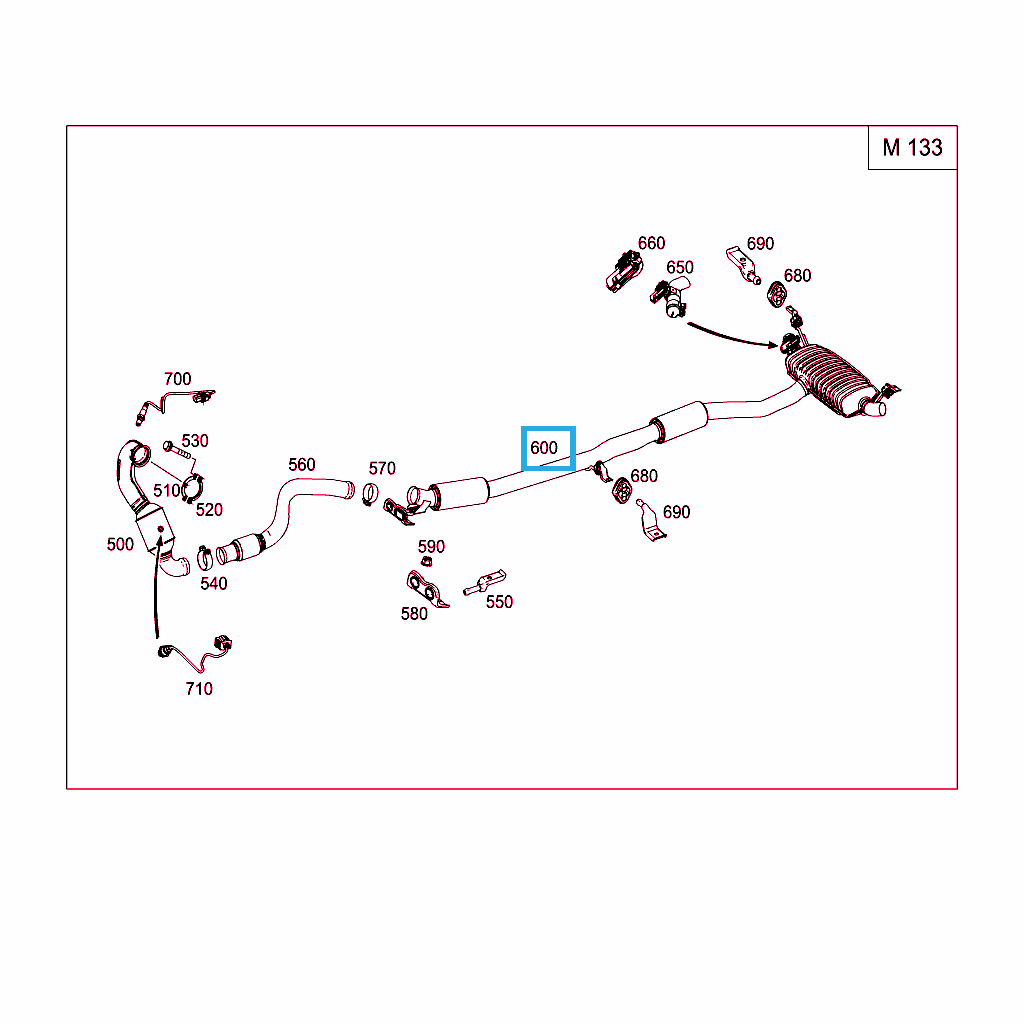 Глушители Мерседес CLA-klasse AMG