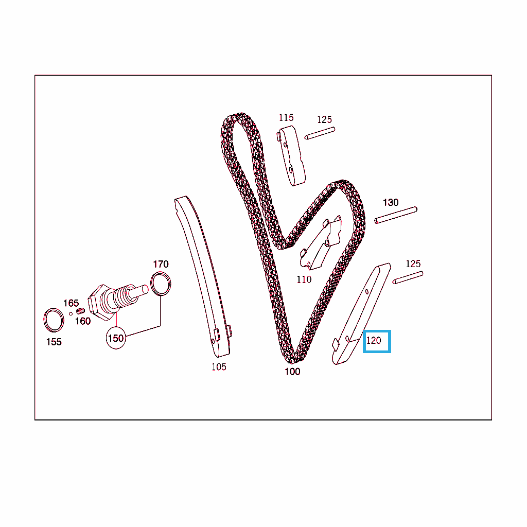Ремни (цепи) ГРМ Мерседес S-klasse Maybach