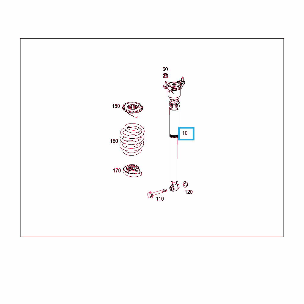 Амортизаторы Мерседес GLA-klasse