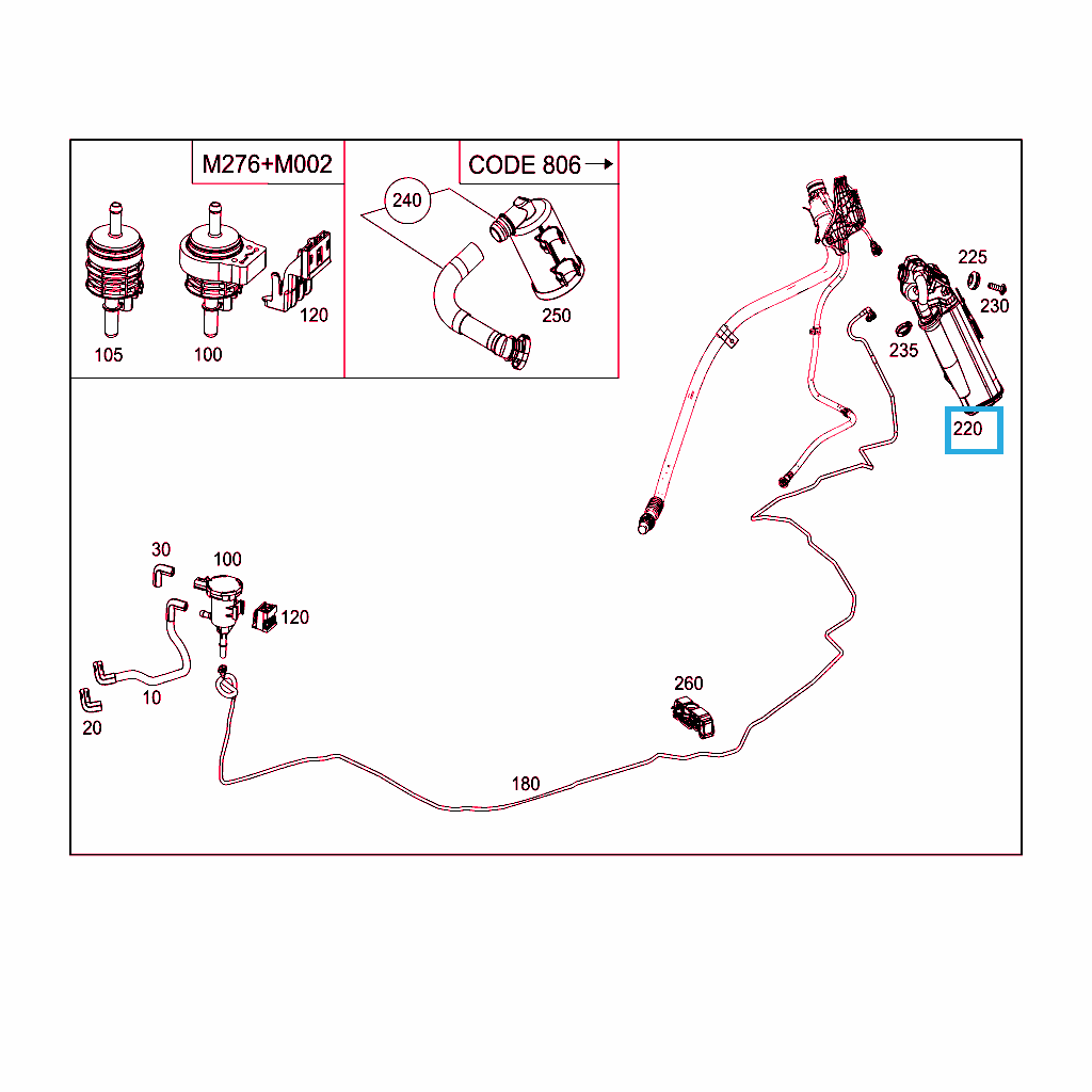 Фильтры топливные Мерседес GLS 400 3.0/333 9AT 5D AWD 4MATIC