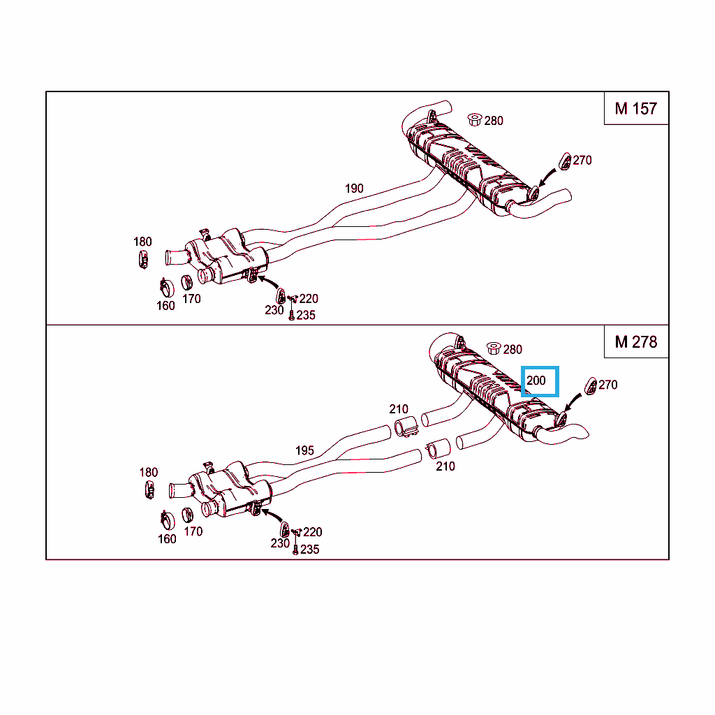 Глушители Мерседес GL-klasse