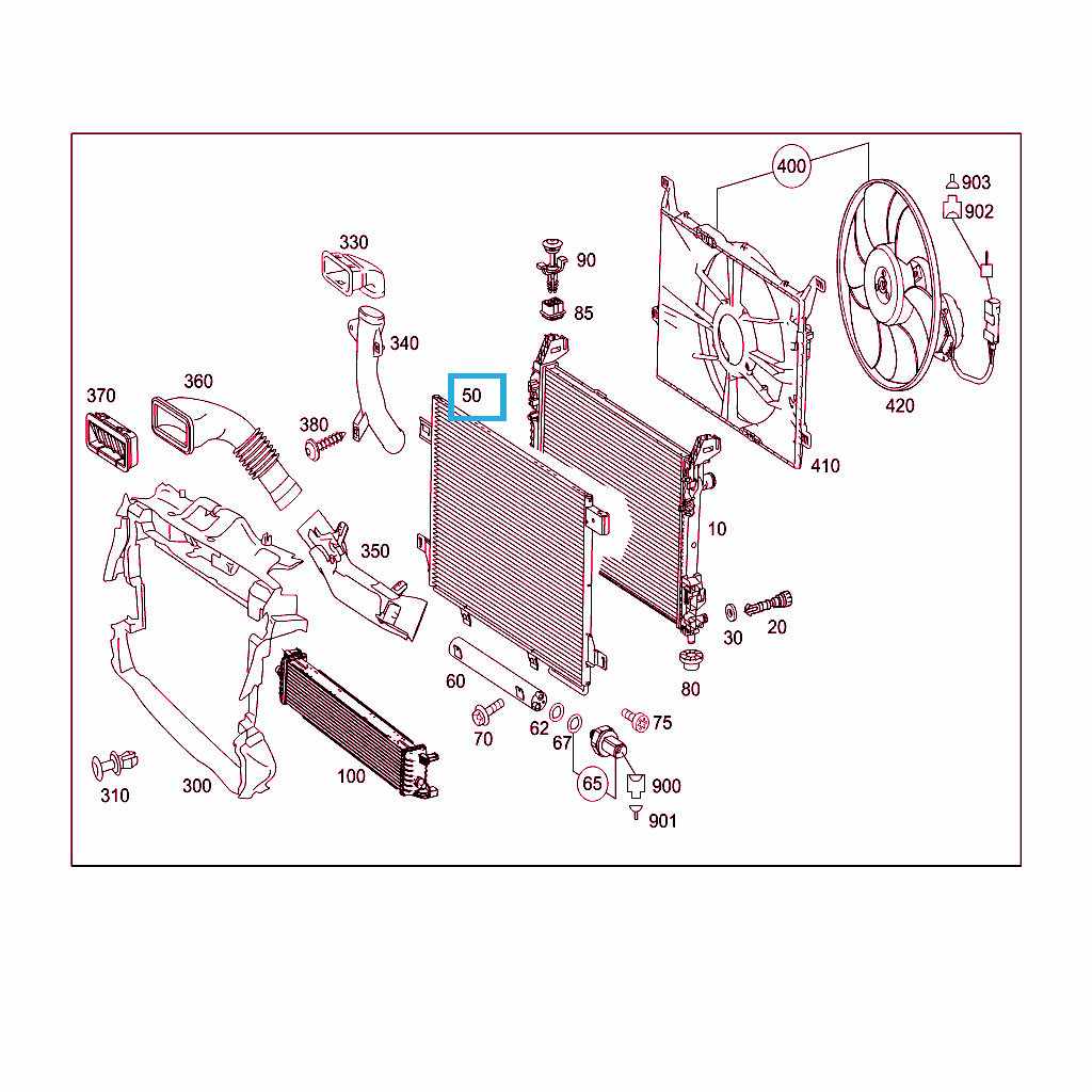 Запчасти двигателя Мерседес A 200 2.0/193 CVT 3D FWD TURBO
