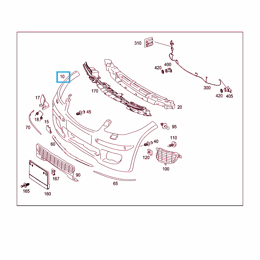 Бампера Мерседес