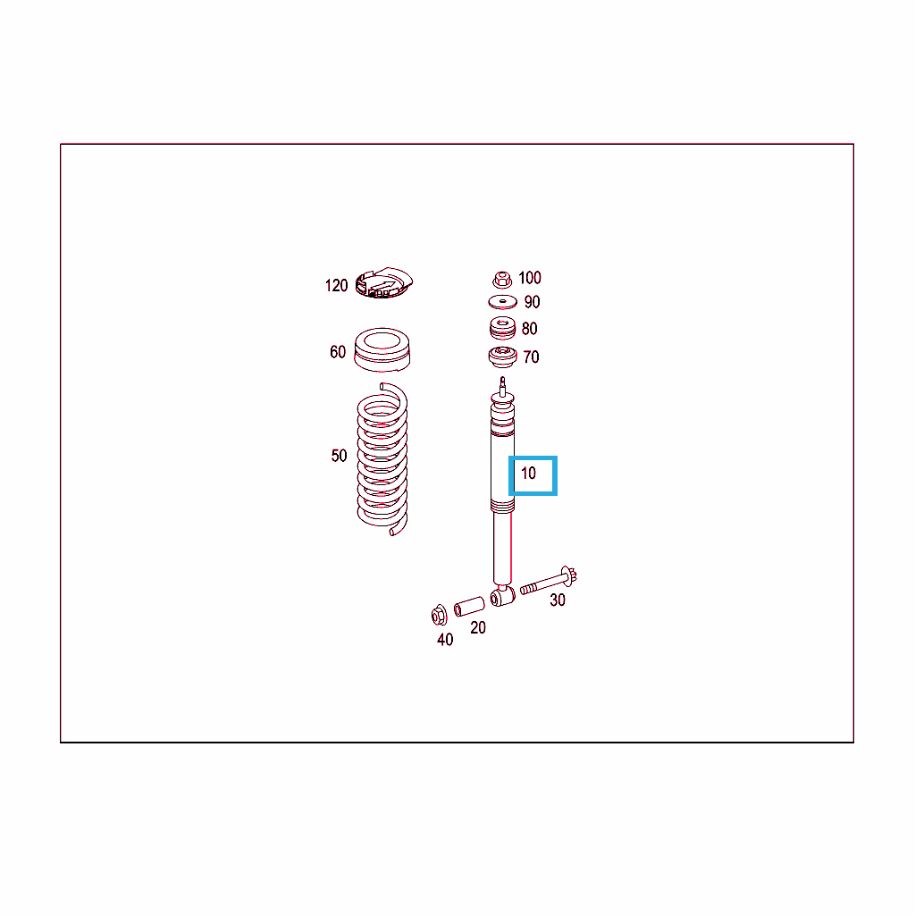 Запчасти подвески Мерседес SLK 280 3.0/231 7AT 2D RWD