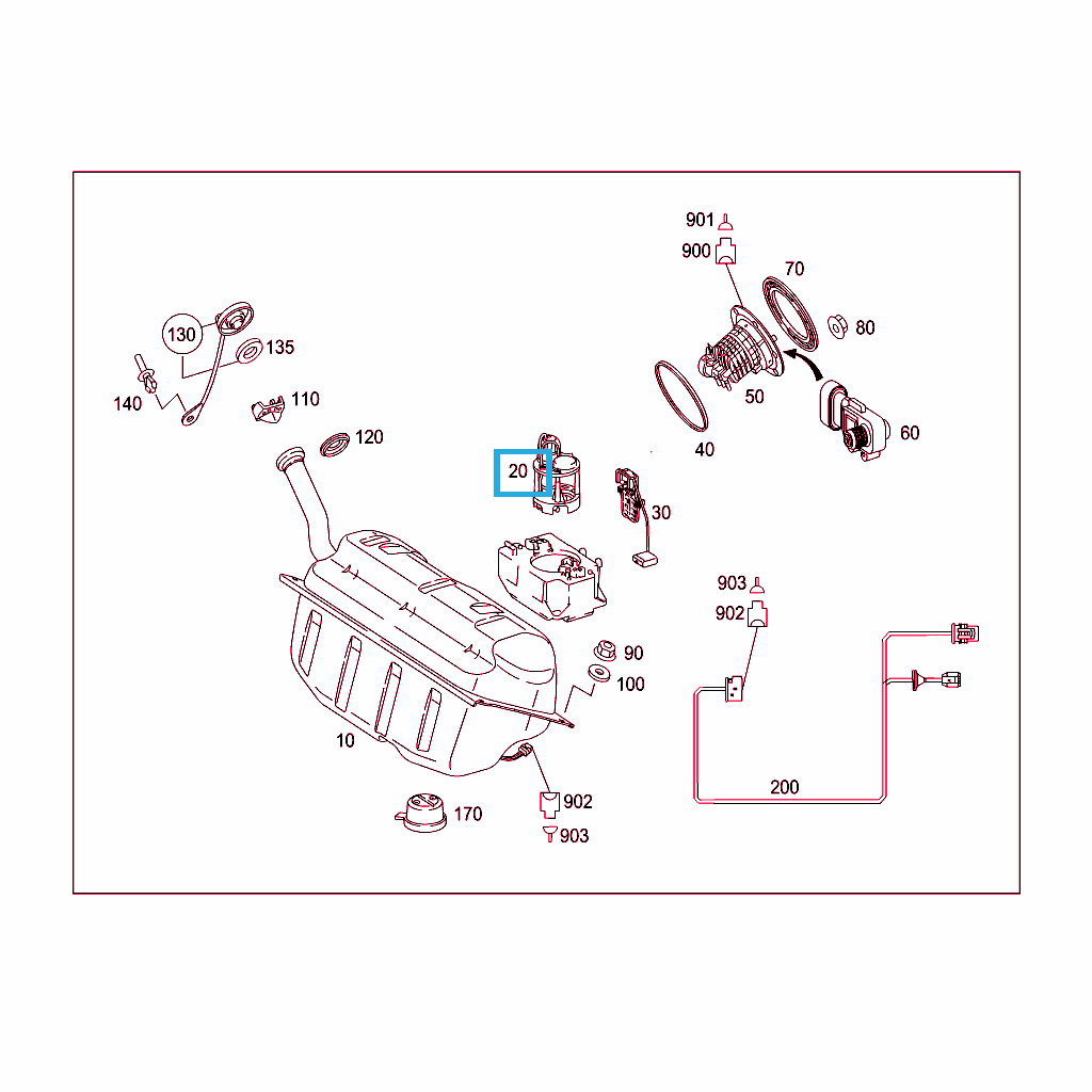 Топливные насосы Мерседес SLK-klasse