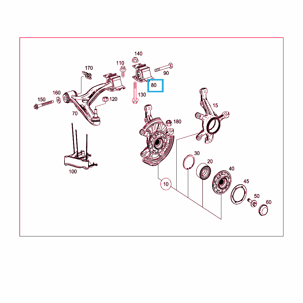 Сайлентблоки Мерседес