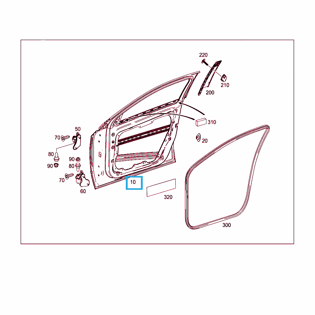 Двери боковые Мерседес