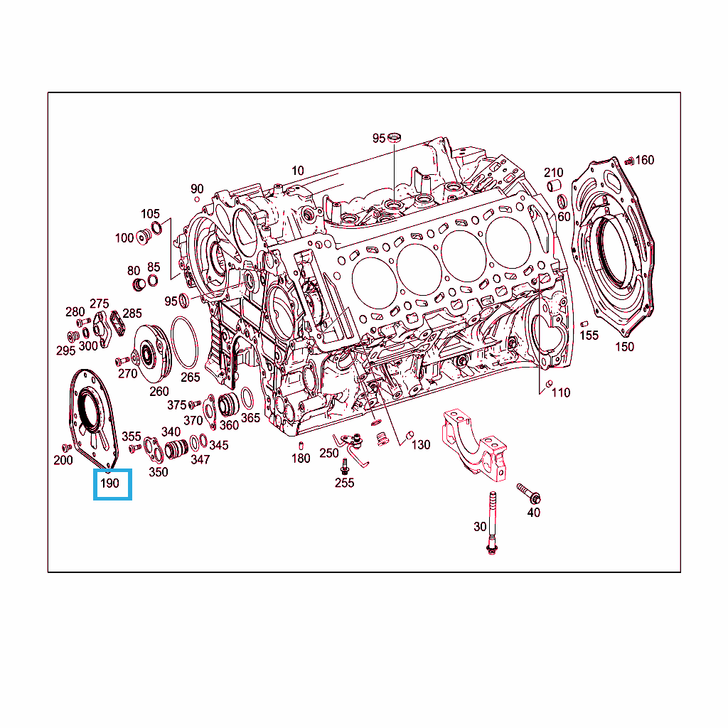 Сальники коленвала Мерседес G-klasse