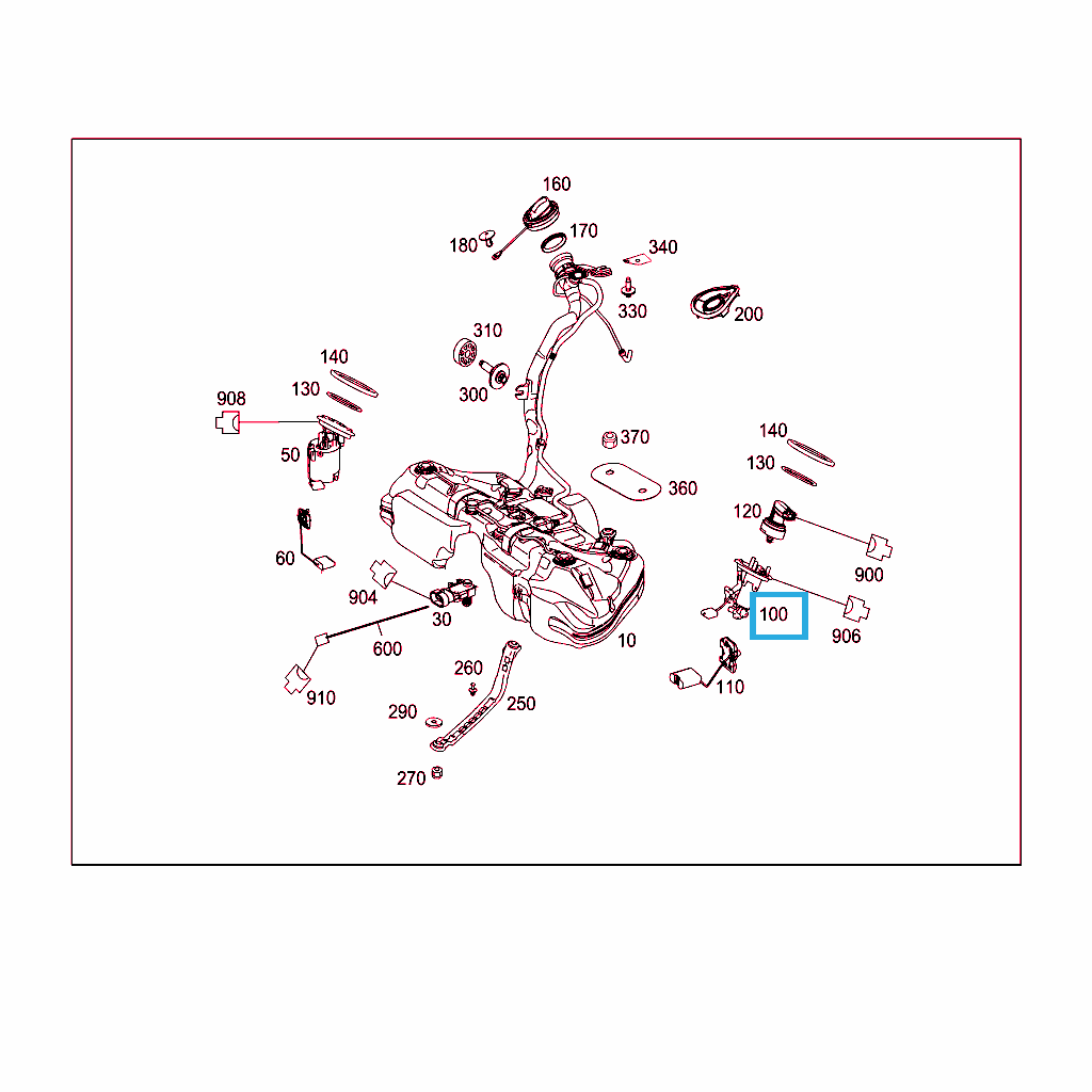 Топливные насосы Мерседес C-klasse