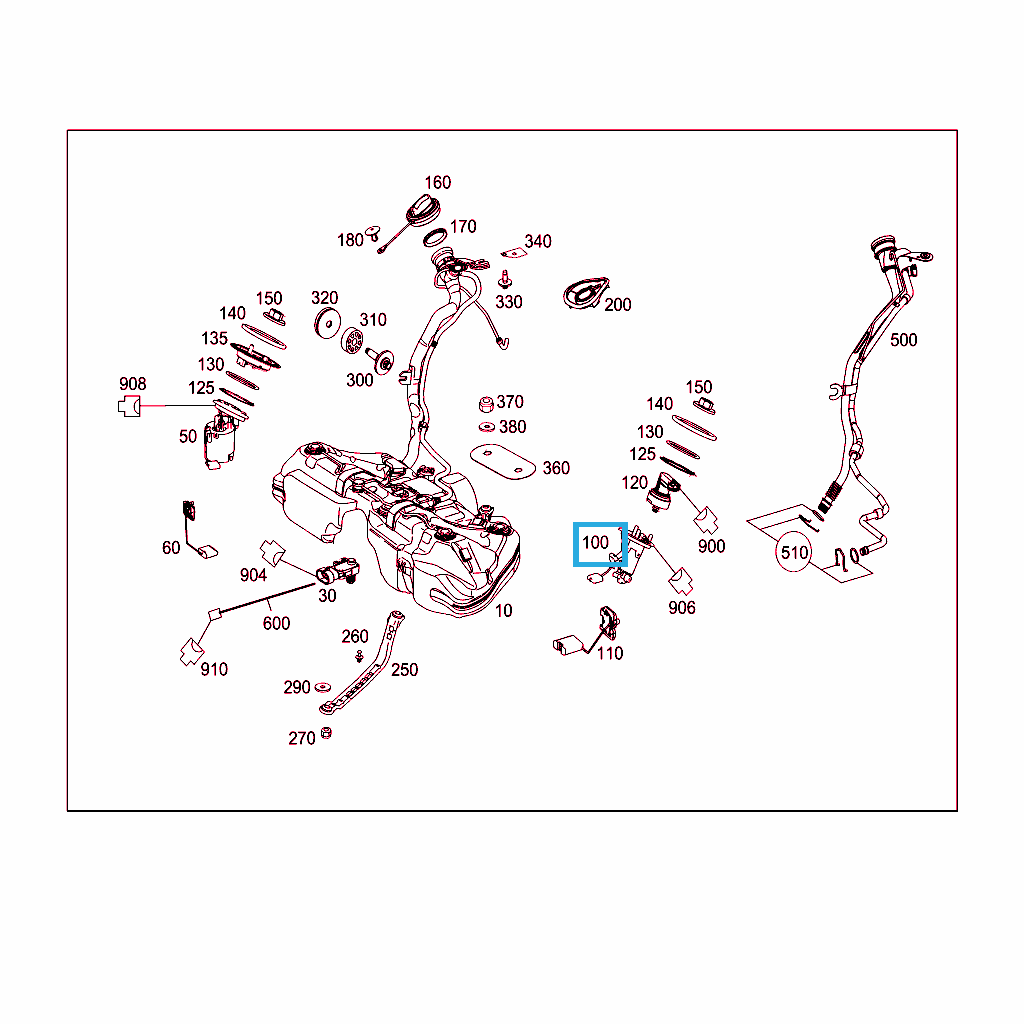 Топливные насосы Мерседес C-klasse AMG