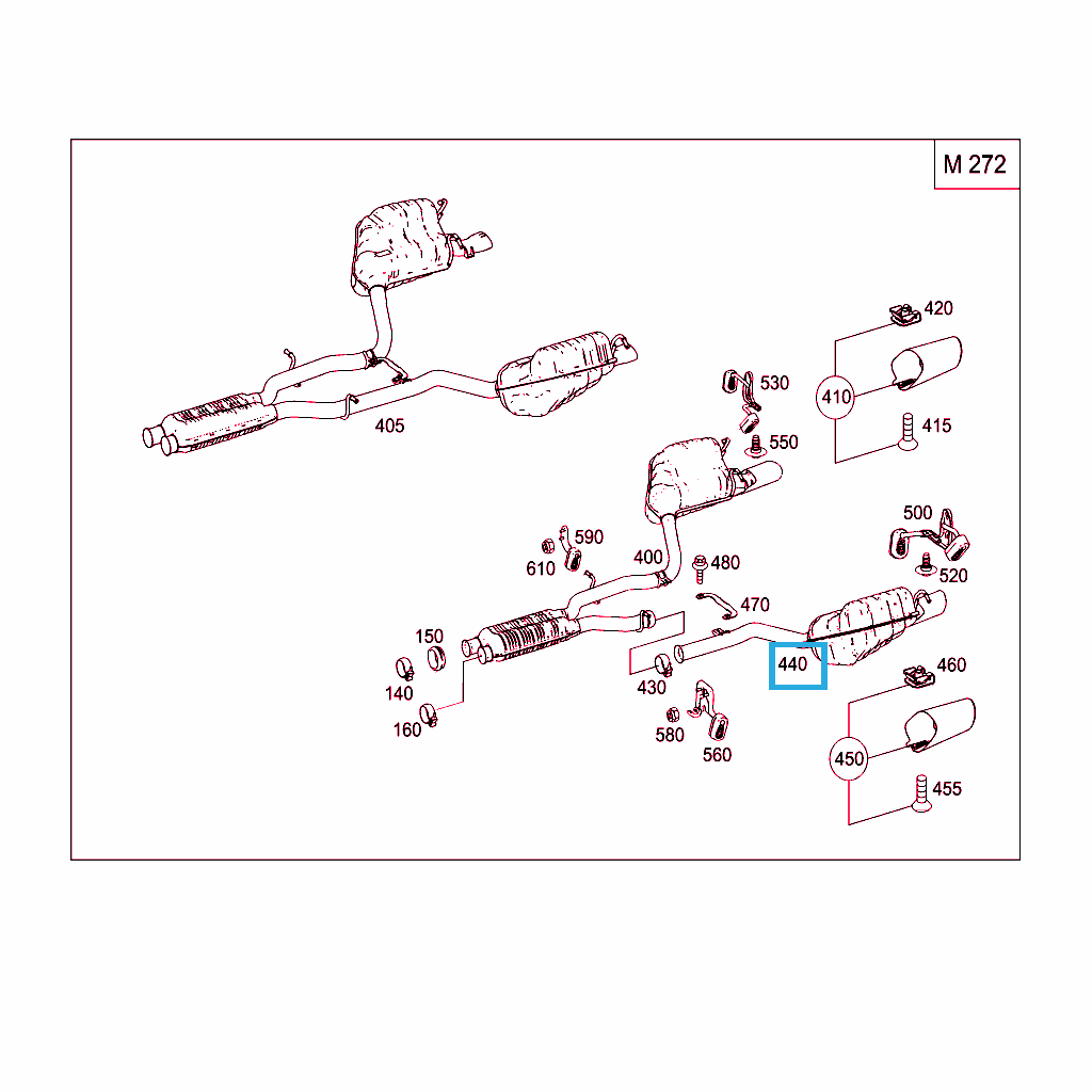 Глушители Мерседес C-klasse