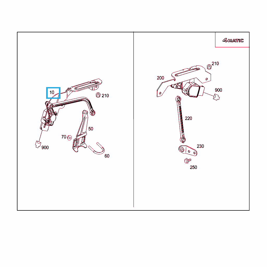 Датчики корректора фар Мерседес C-klasse W204