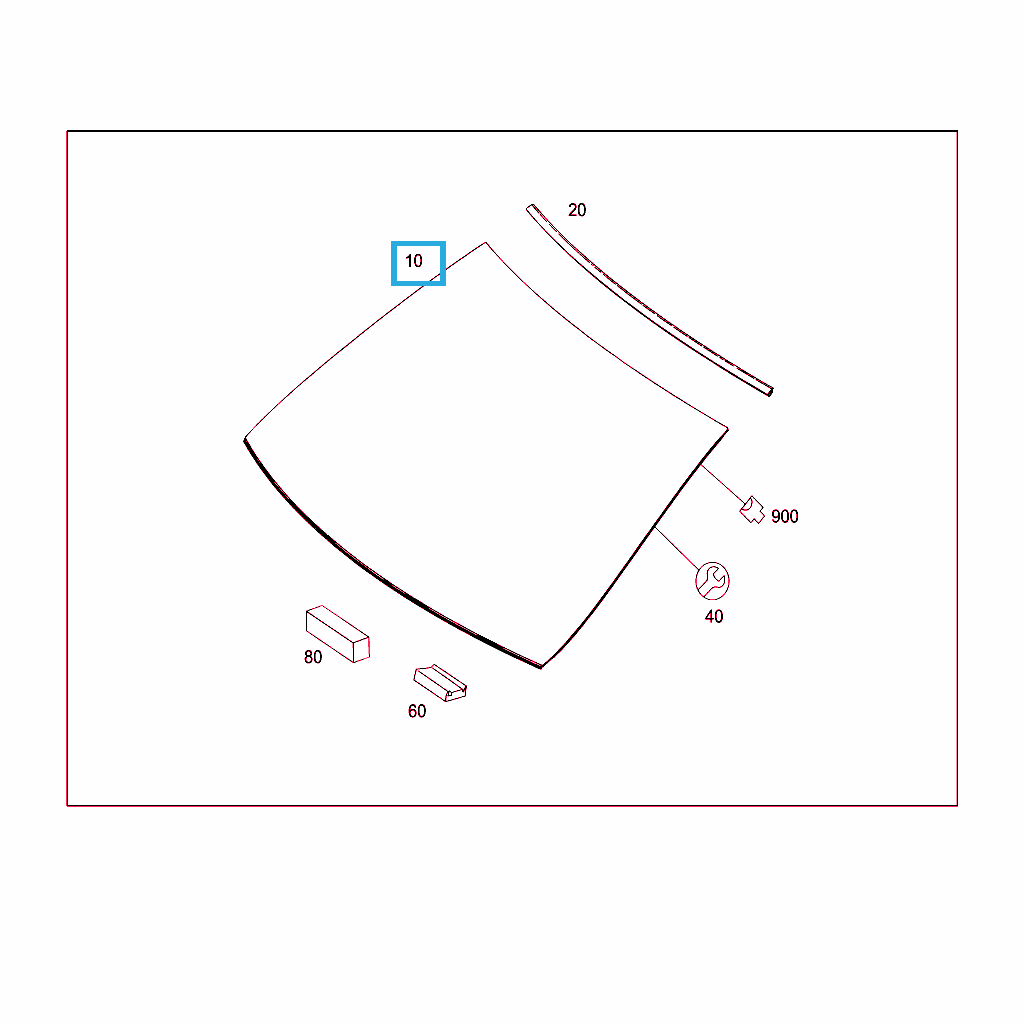 Стекла лобовые Мерседес C-klasse