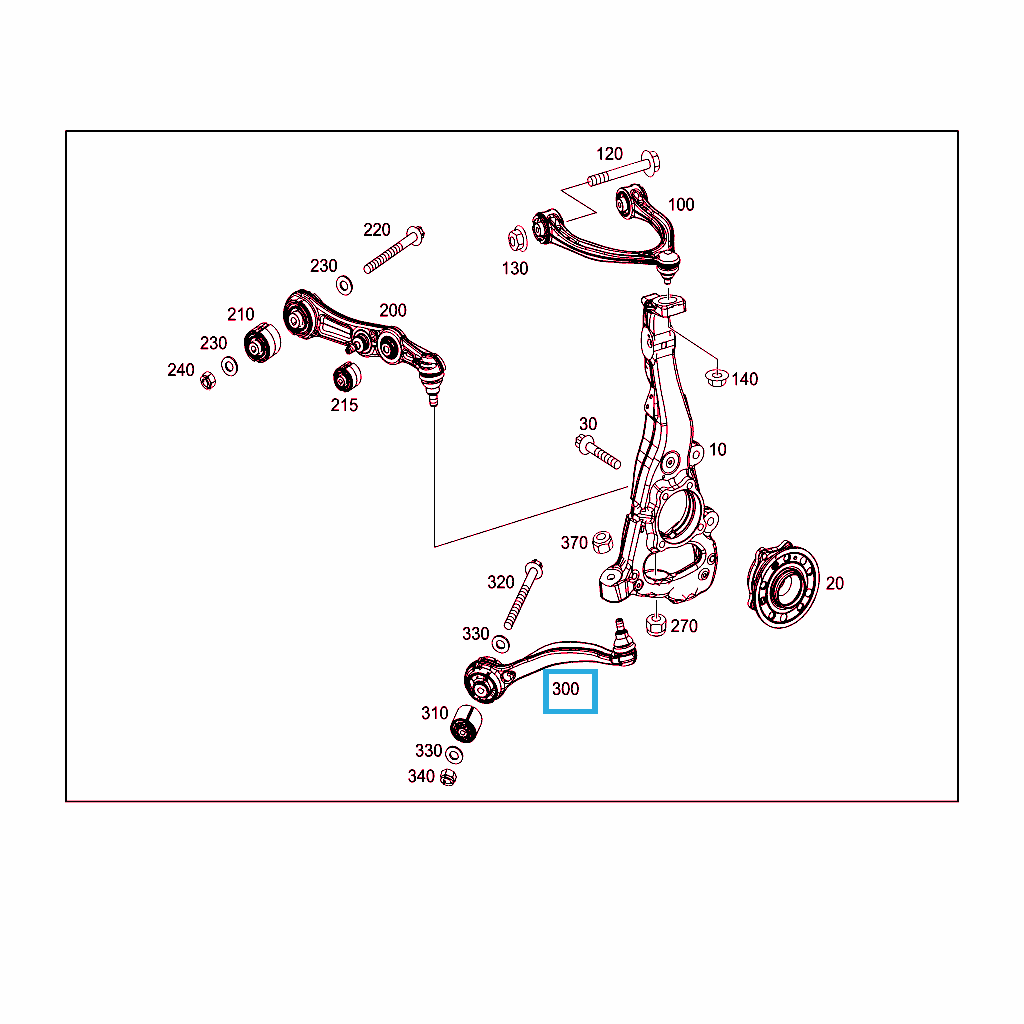 Рычаги Мерседес E-klasse