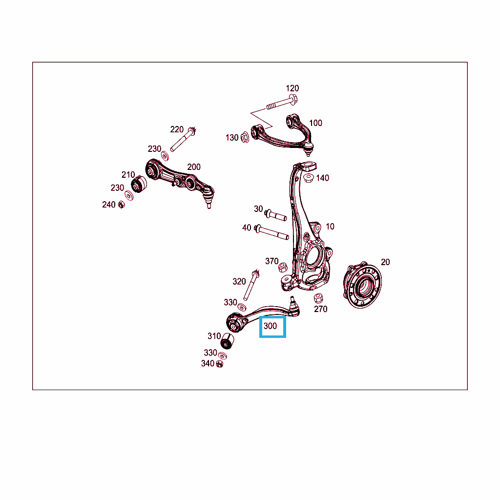 Рычаги Мерседес E-klasse AMG