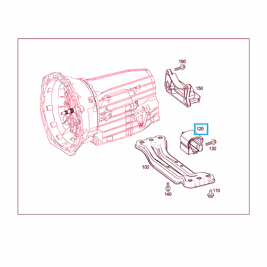 Подушки двигателя Мерседес SLC-klasse