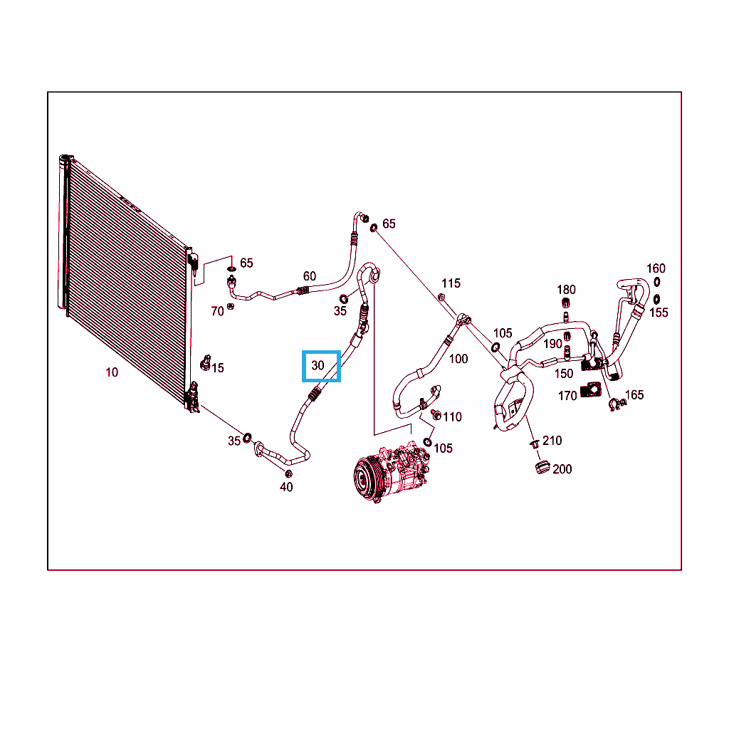 Трубки и шланги Мерседес E-klasse AMG