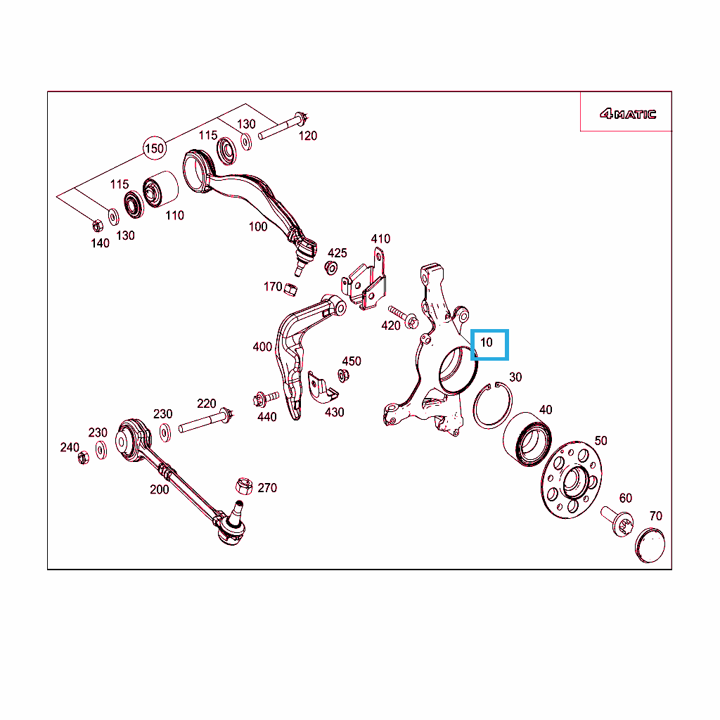 Рычаги Мерседес E-klasse AMG