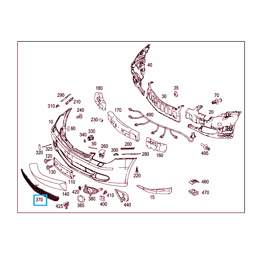 Решетки бампера Мерседес CLS-klasse