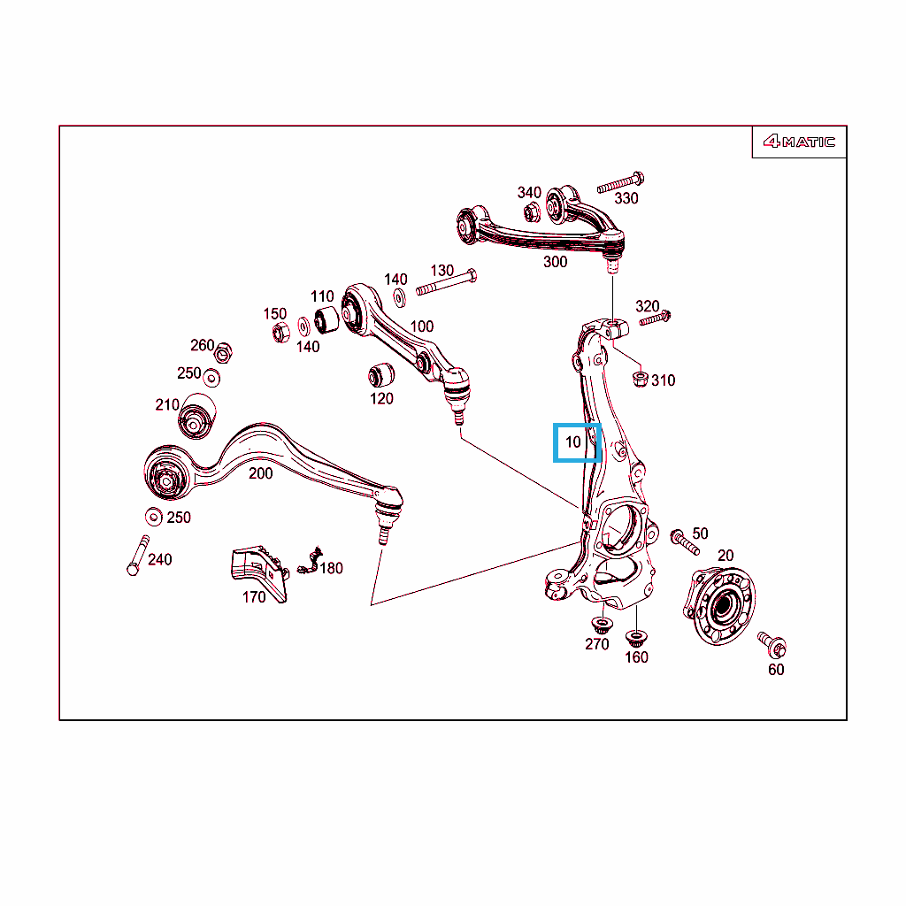 Рычаги Мерседес S-klasse Maybach X222