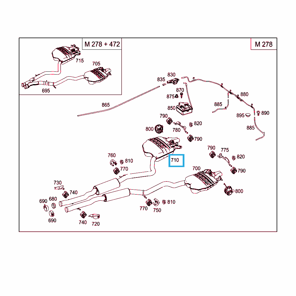 Глушители Мерседес S-klasse