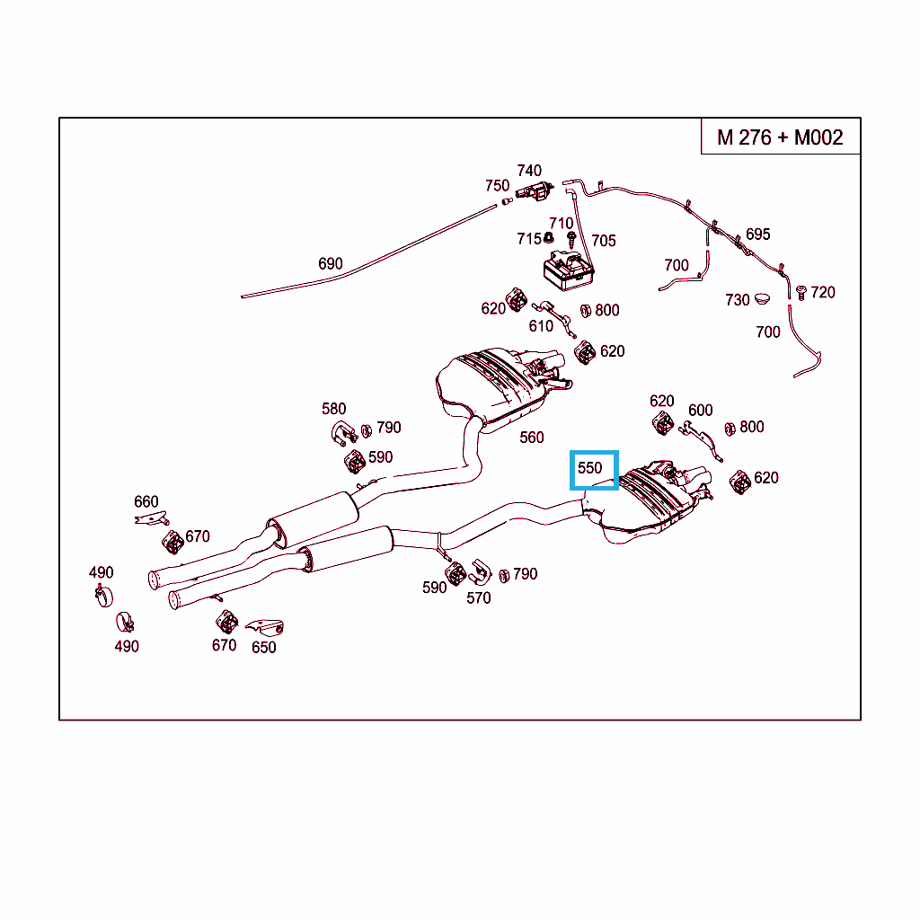 Глушители Мерседес S-klasse