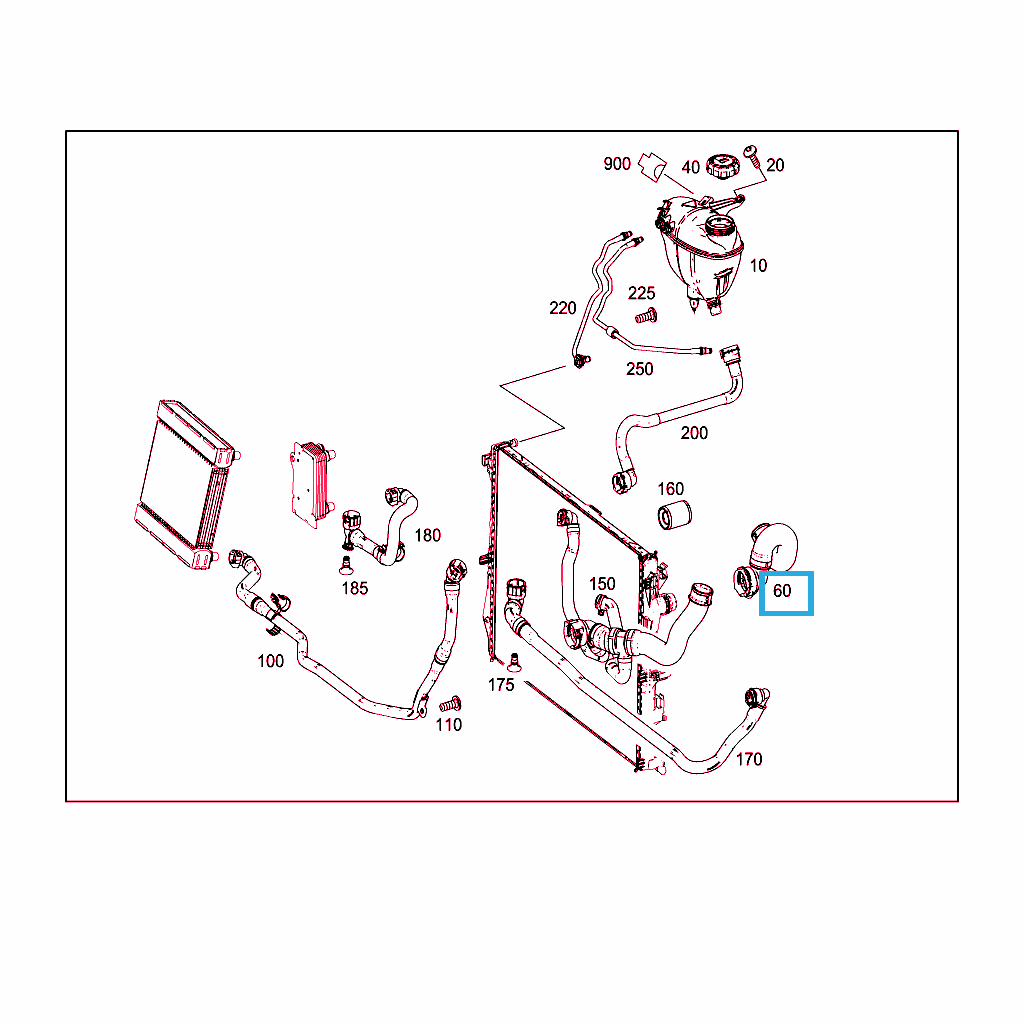 Трубки и шланги Мерседес S-klasse W222, C217