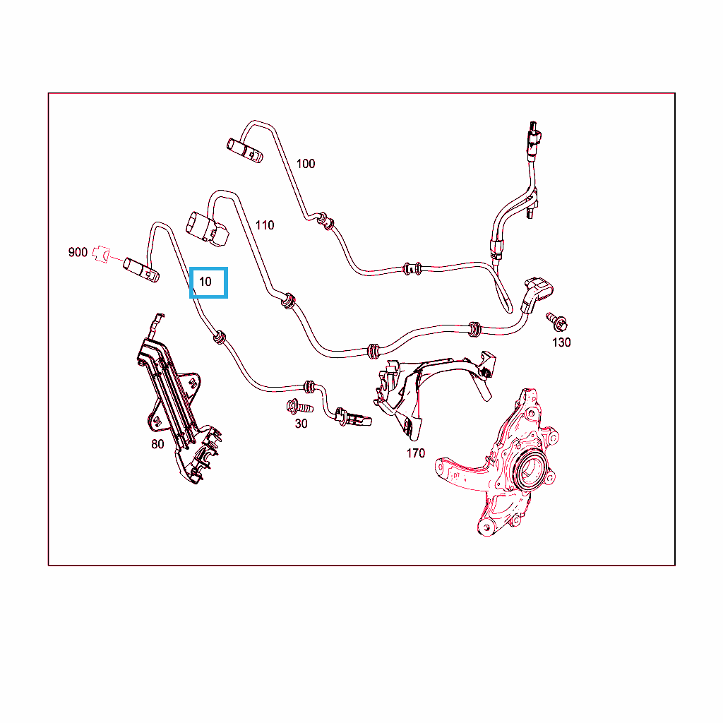 Датчики АБС Мерседес S-klasse