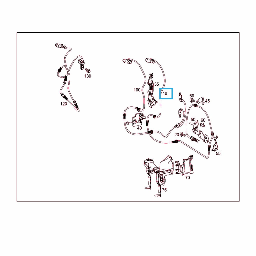 Датчики АБС Мерседес S-klasse AMG