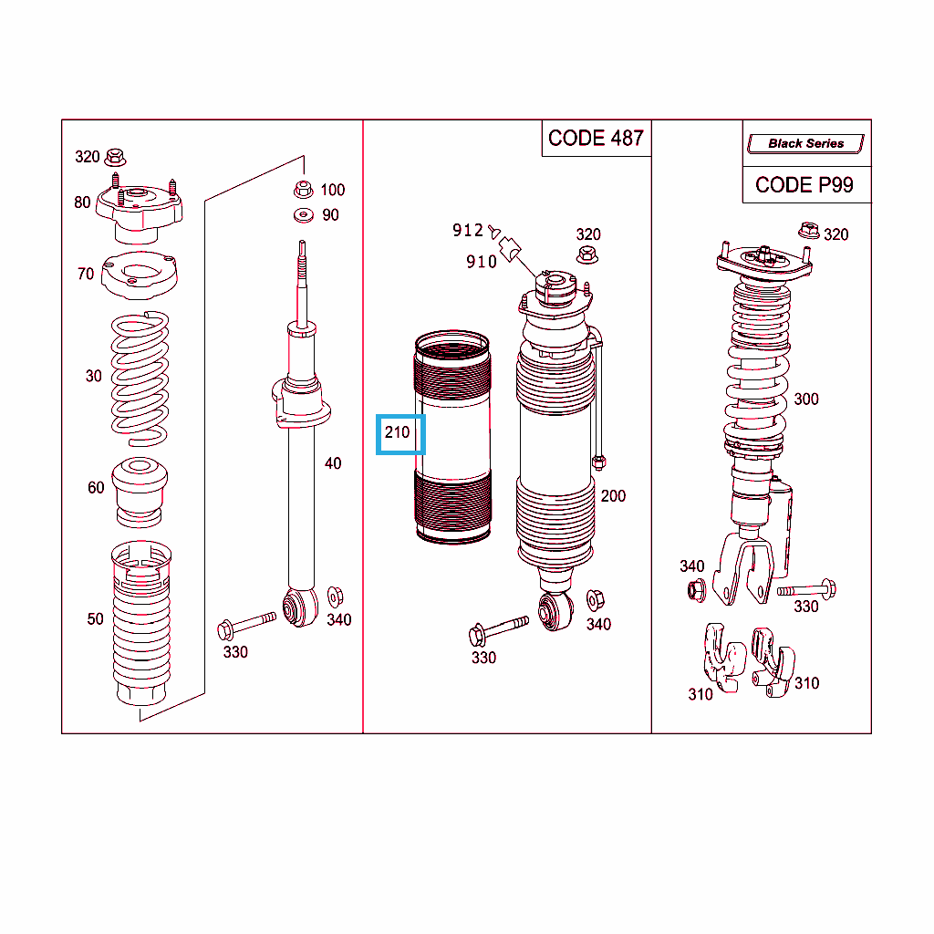 Пыльники Мерседес SL-klasse AMG