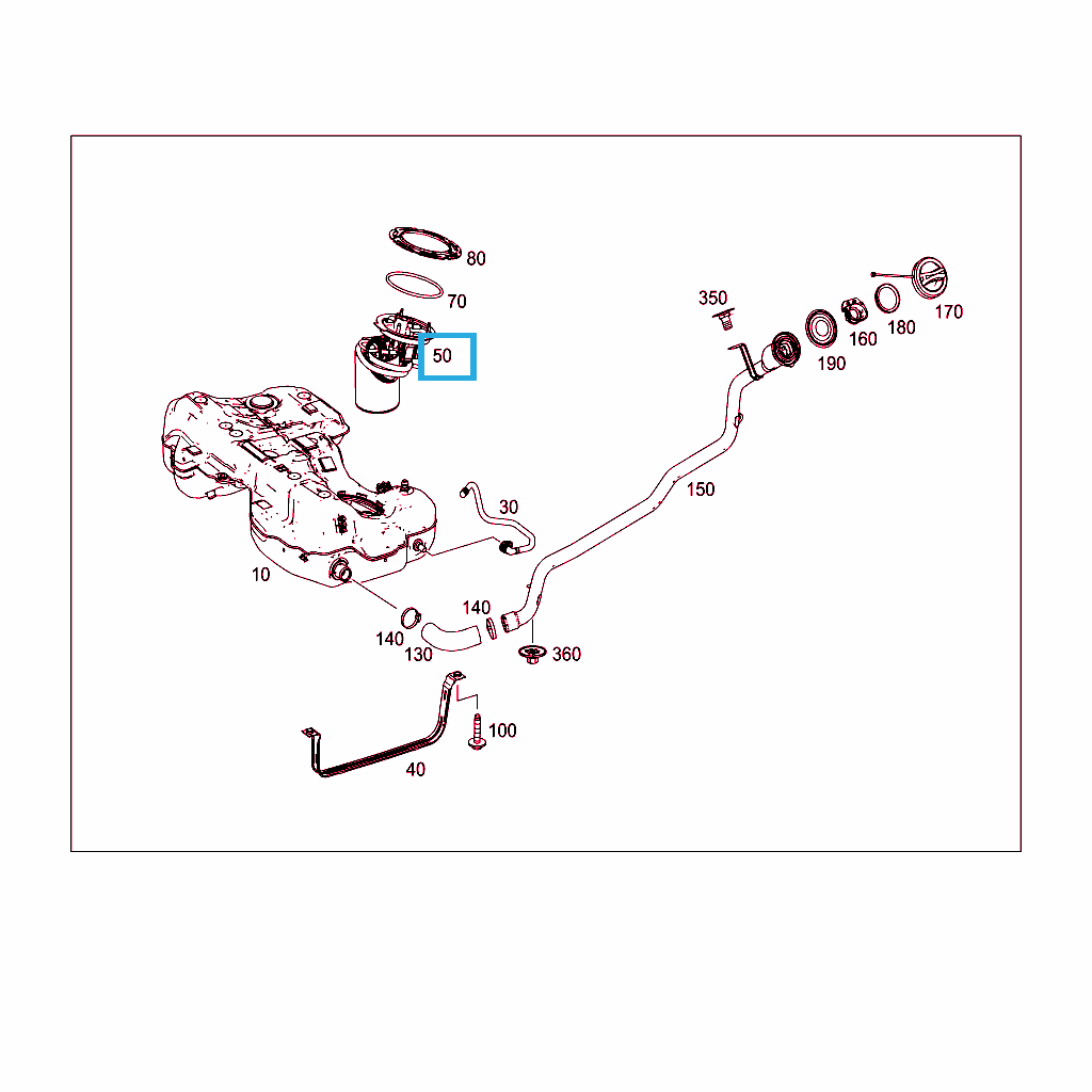 Топливные насосы Мерседес GLA-klasse