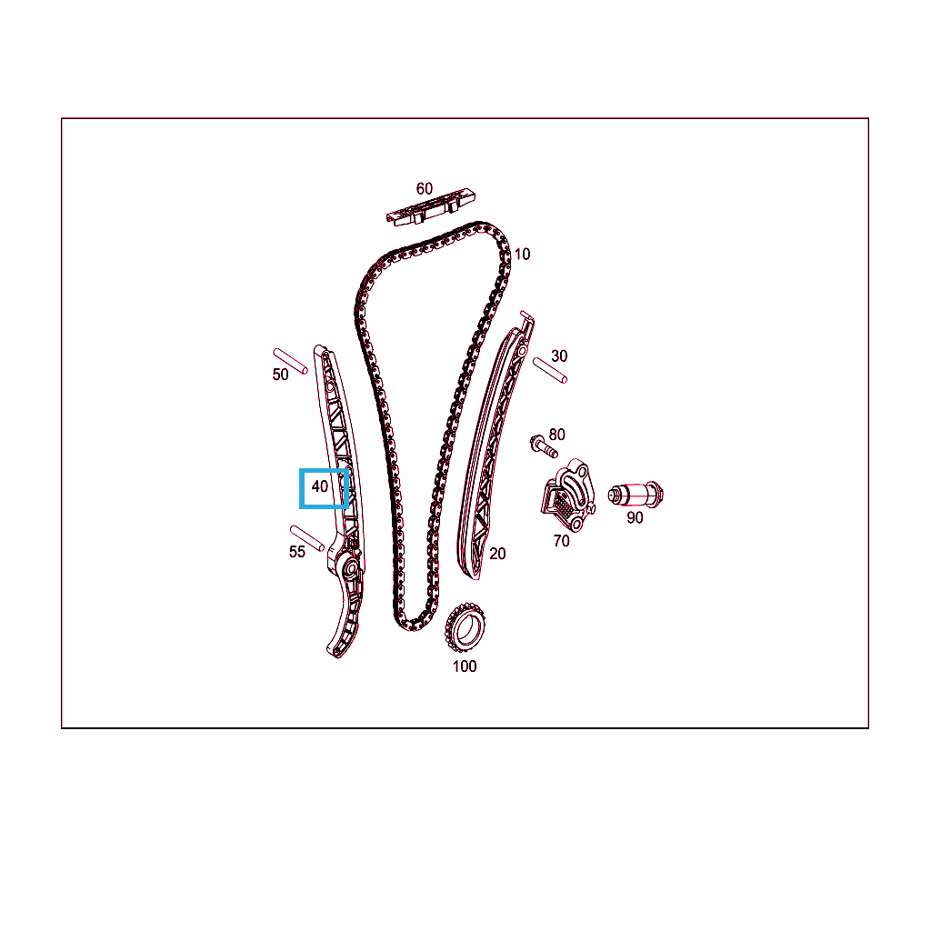 Ремни (цепи) ГРМ Мерседес B-klasse W246