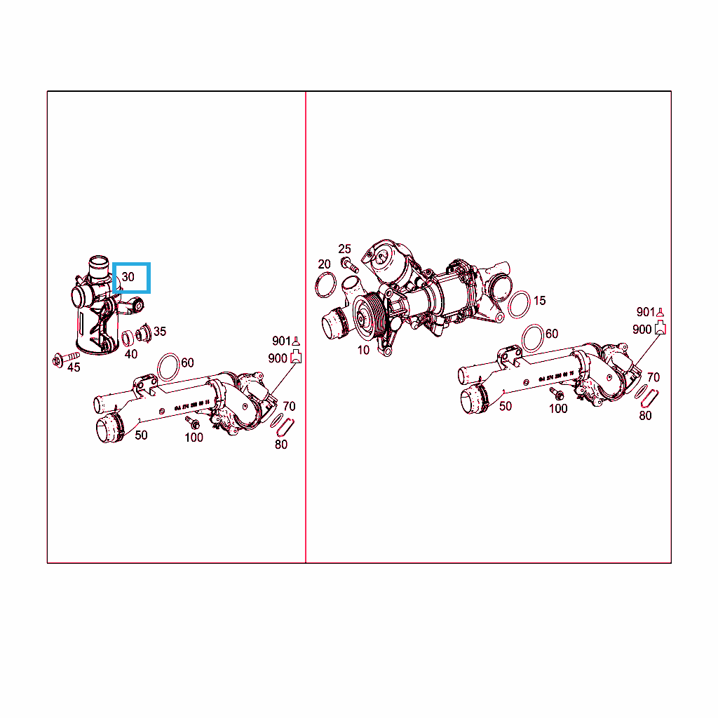 Запчасти двигателя Мерседес GLC Coupe