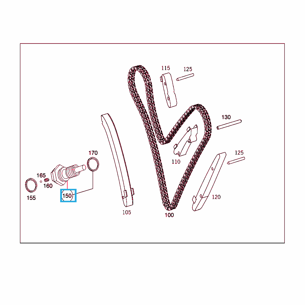 Ремни (цепи) ГРМ Мерседес S-klasse Maybach