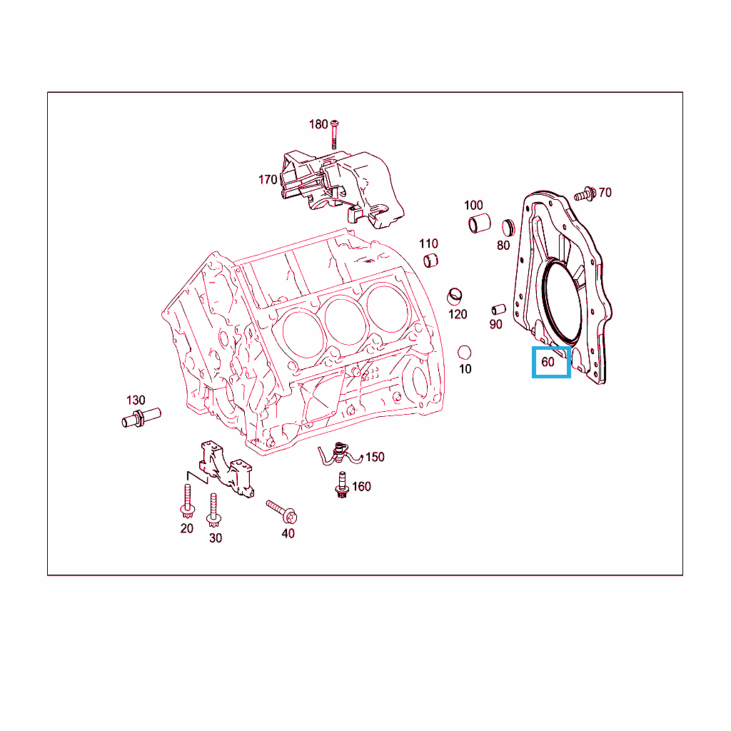 Запчасти двигателя Мерседес GLS 400 3.0/333 9AT 5D AWD 4MATIC