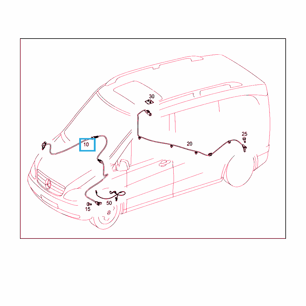 Датчики АБС Мерседес 2.1D/190 7AT 5D RWD LUXUSKOMBI