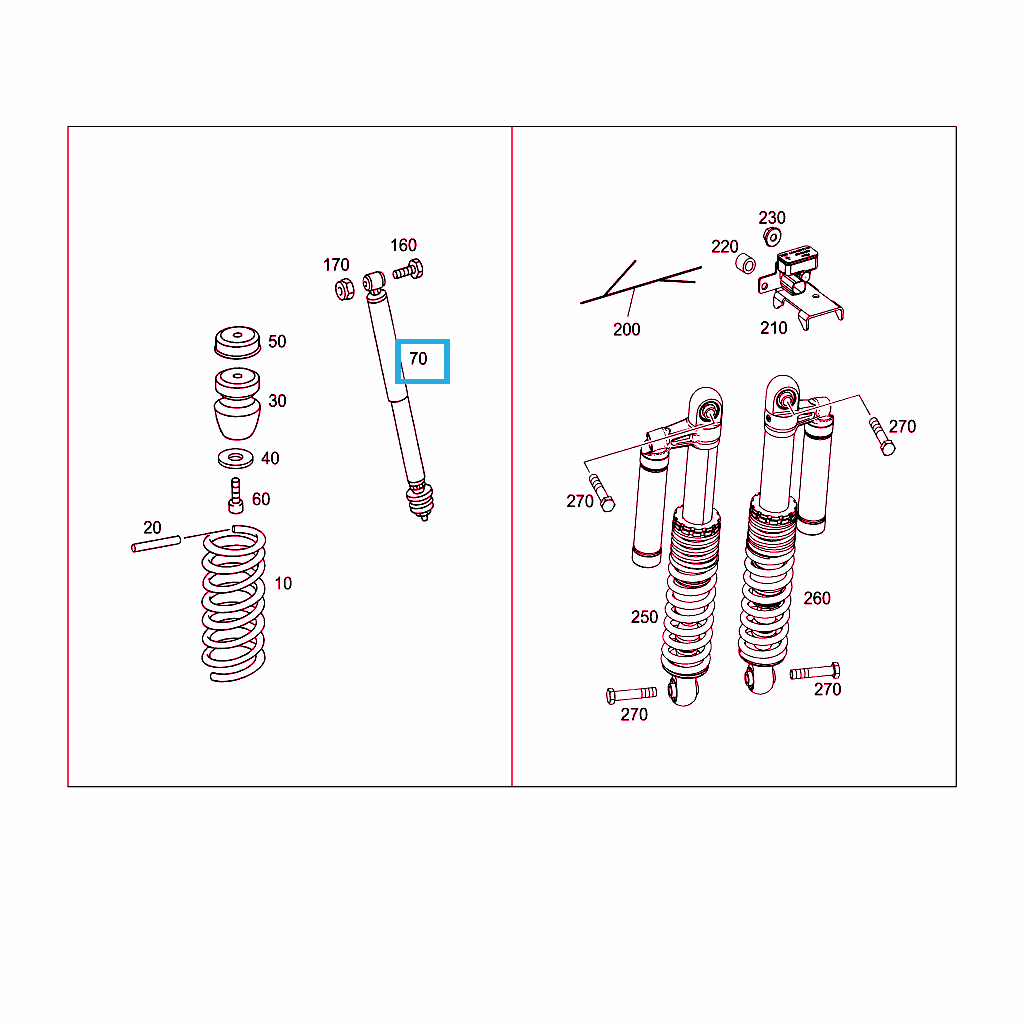 Амортизаторы Мерседес G-klasse AMG