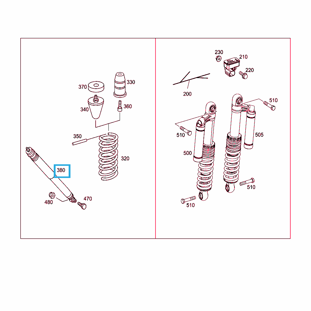 Амортизаторы Мерседес G-klasse AMG