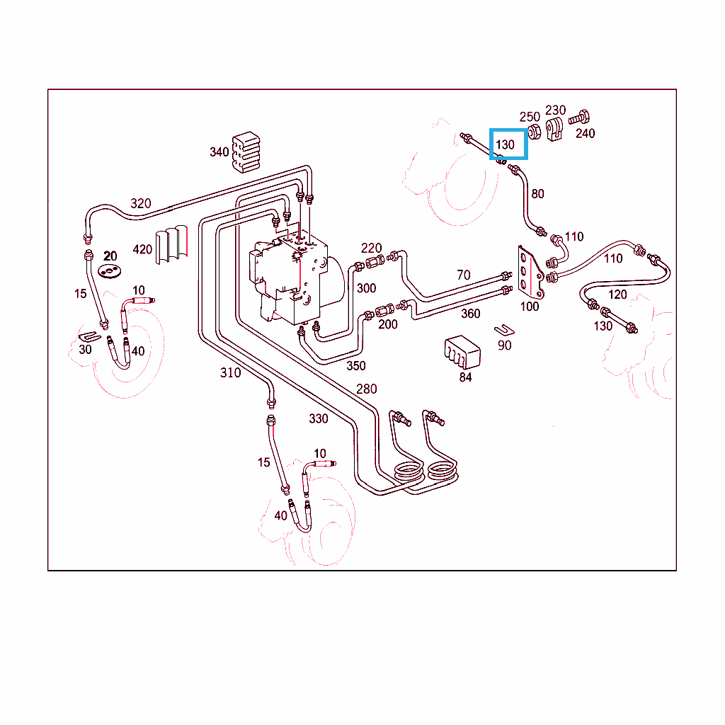 Трубки и шланги Мерседес G-klasse AMG