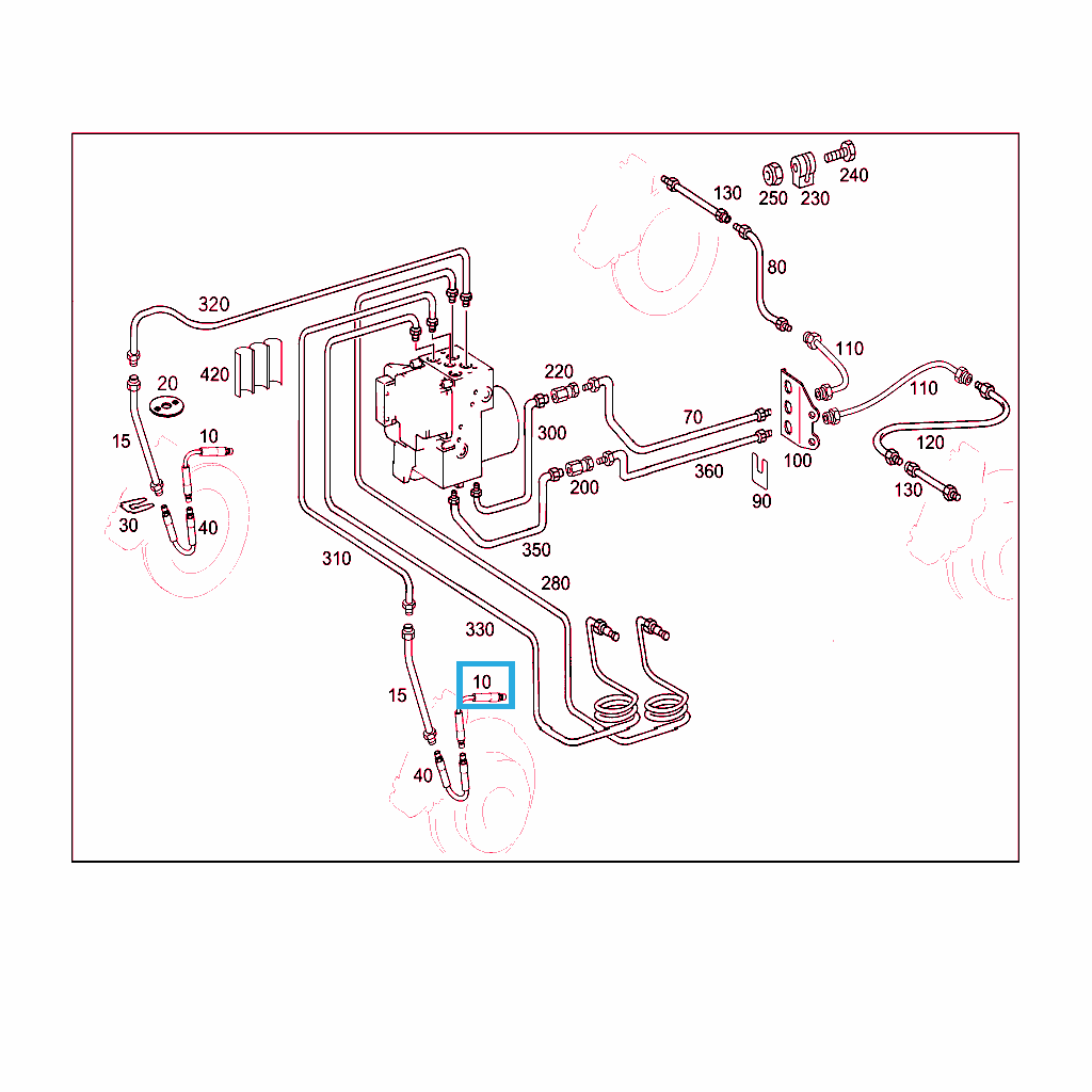 Трубки и шланги Мерседес G-klasse AMG