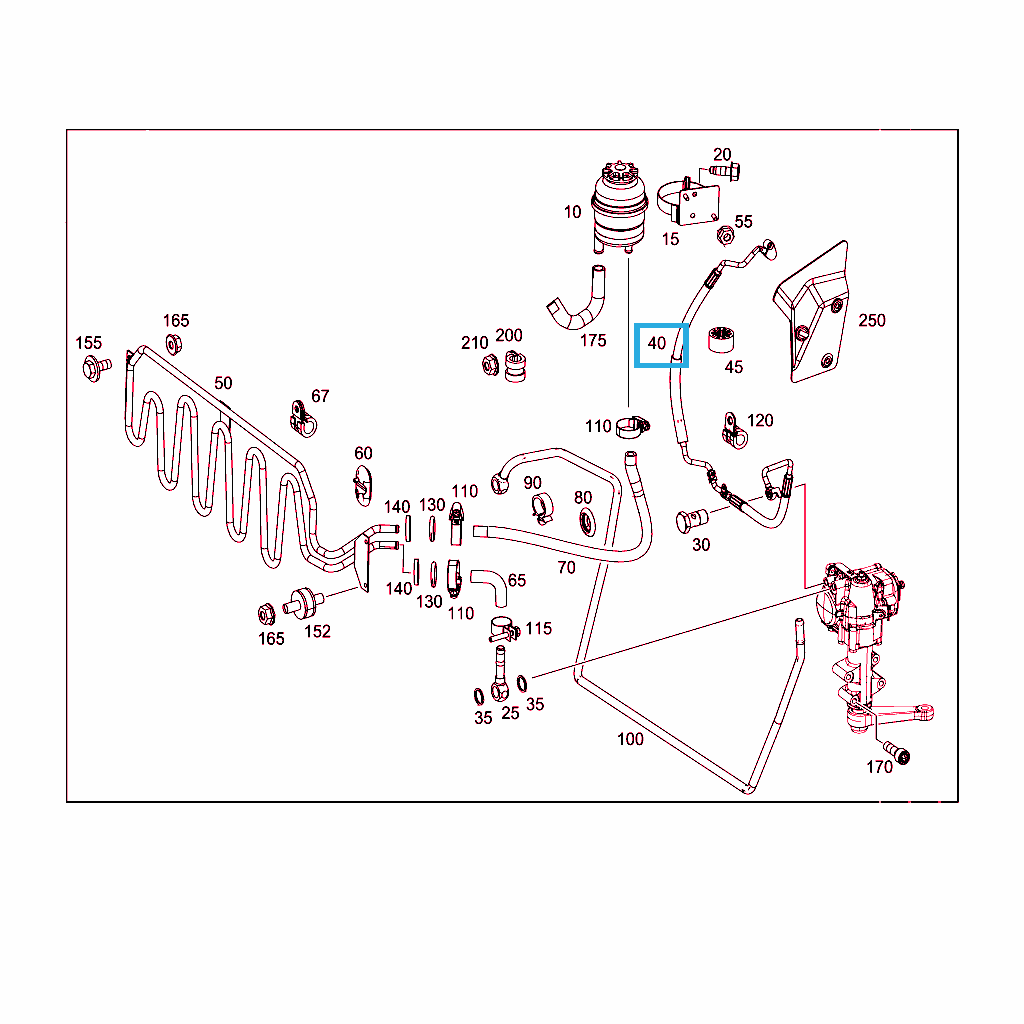 Трубки и шланги Мерседес G-klasse AMG