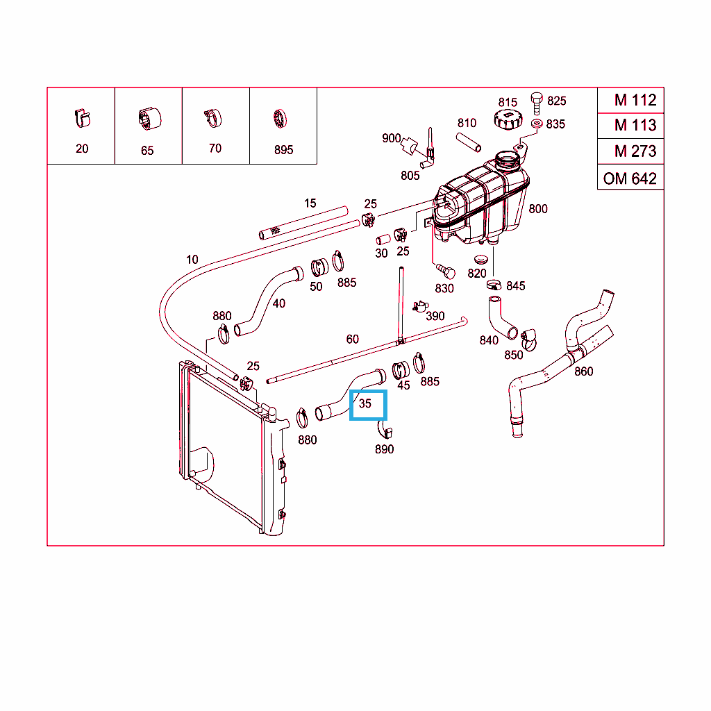 Трубки и шланги Мерседес G-klasse