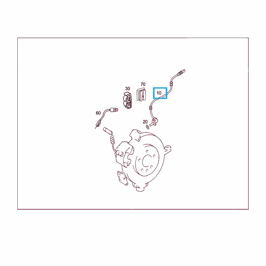 Датчики АБС Мерседес G-klasse