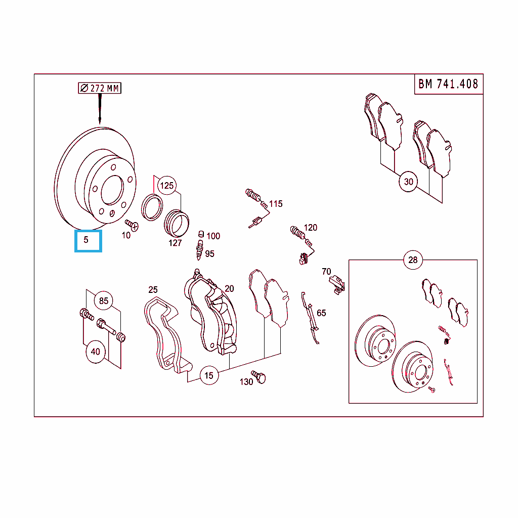 Тормозные диски Мерседес G-klasse